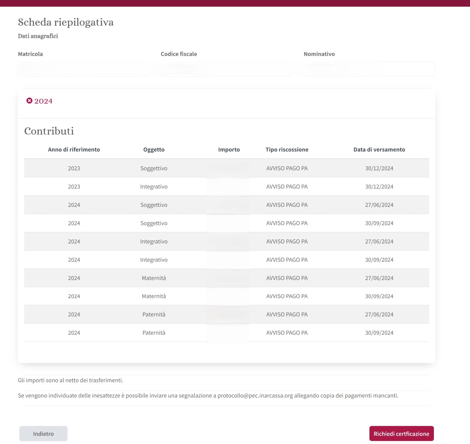 Come Richiedere la Certificazione dei Contributi Versati Inarcassa - Smart Ingegnere